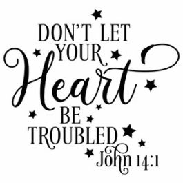 Don't Let Your Heart Be Troubled Quote