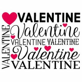 Valentine Word Art