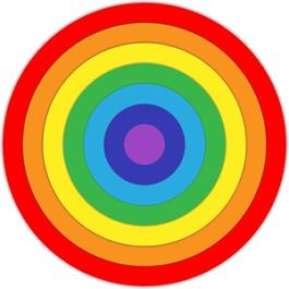rainbow circle