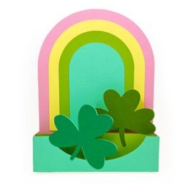 Rainbow & Shamrocks Box Card
