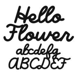 BFC Hello Flower Cute Cursive School Font