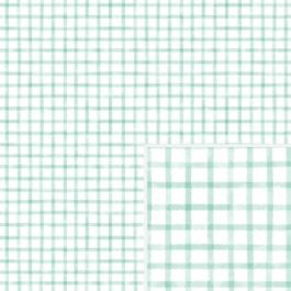 Blue Watercolor Gingham