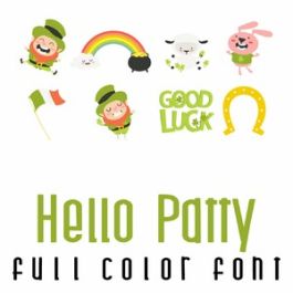 Hello Patty Full Color Font