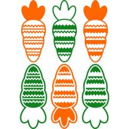 carrots lines set