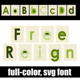 Free Reign Color Font
