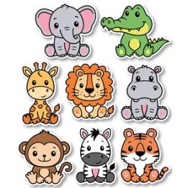 Safari Animals Planner Stickers