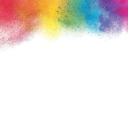 Rainbow Glitter Border Background Printable