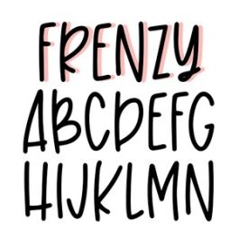 BFC Frenzy Cute Handwriting Font