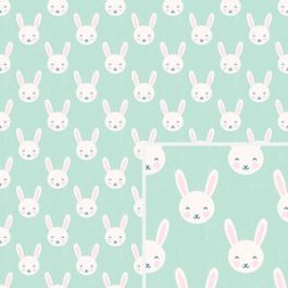 Bunny Face Pattern|435779
