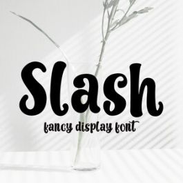 Slash Font