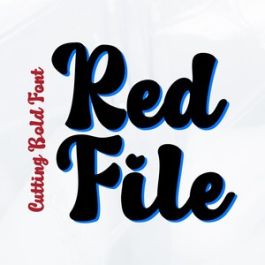 Red File Font
