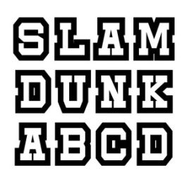 BFC Slam Dunk Bold Sports Jersey Font