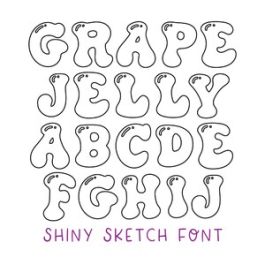 BFC Lucky Lady Sketch Hairline Script Font