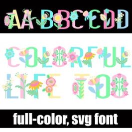 Colorful Life Too Color Font