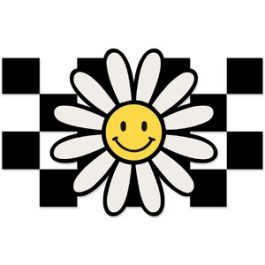 Retro Smiley Daisy