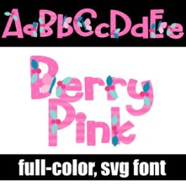 Berry Pink Color font