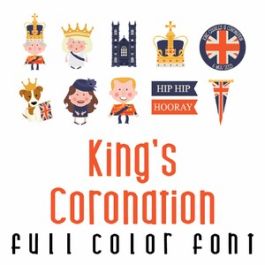 King's Coronation Full Color Font