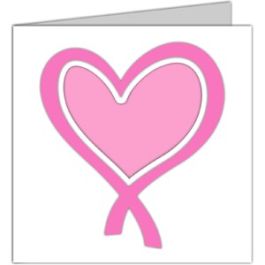 heart shaped ribbon card|437772