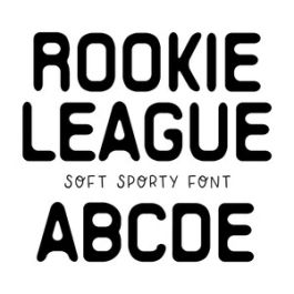 BFC Rookie League Soft Sporty Font