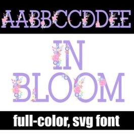 In Bloom Color Font