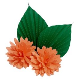 PRACTICAL FLOWER 94 WITH PLEATED LEAF