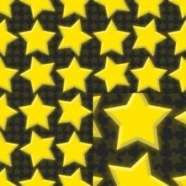 yellow stars pattern