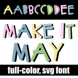Make it May Color Font