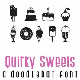 Quirky Sweets Doodlebat Font