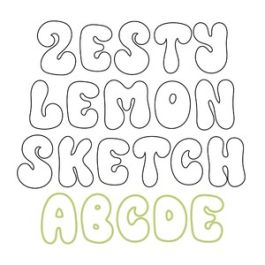 BFC Zesty Lemon Bubble Retro Sketch Font|439244
