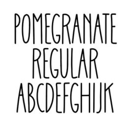 BFC Pomegranate Regular Vintage Handwriting Font