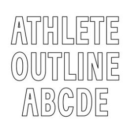 BFC Athlete Outline Sans Bold Sports Display Font