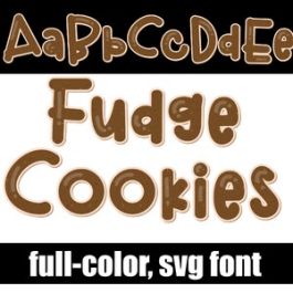 Fudge Cookies Color Font