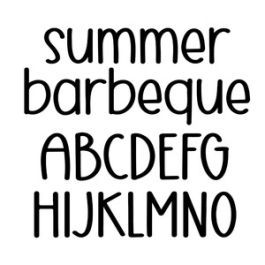BFC Summer Barbeque Handwriting Font