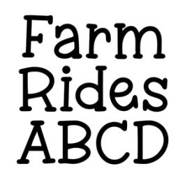 BFC Farm Rides Handwriting Serif Font