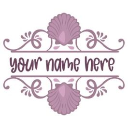 Seashell Name Bar