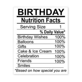 Birthday Bar Code|441815
