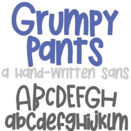 PN Grumpy Pants Bold