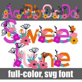 Sweet June Color Font