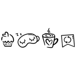 eat, sleep, coffee/tea, repeat