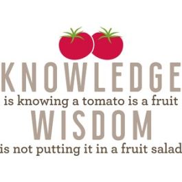 knowledge is knowing tomato is a fruit