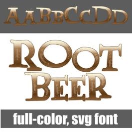Root Beer Color Font