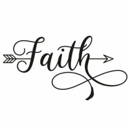 Faith Arrow Word Quote|442904