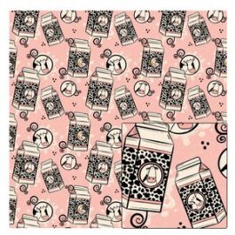 Cow & Milk Cartons Background Pattern #1 - Cute Cow Paper