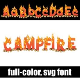 Campfire Color Font