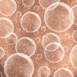 Rose Gold Glitter Bubbles Background Pattern|443428