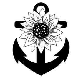 Sunflower Cross|442282