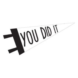 You Did It Pennant|443960