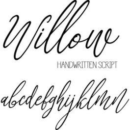 Willow Script Font