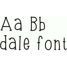 dale font