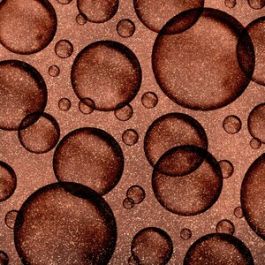 Rose Gold Glitter Dark Bubbles Background Pattern